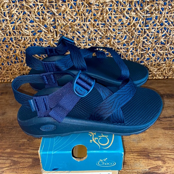 Chaco | Shoes | New Chaco Z Cloud Serpent Navy Mens Size 3 13m Sandals Nib | Poshmark